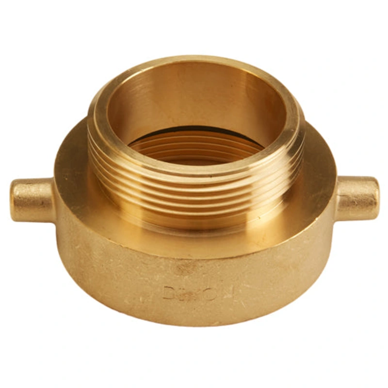 Brass 3" Female NPSH to 2 1/2" Male NH (Pin Lug) - Comprehensive Hose ...